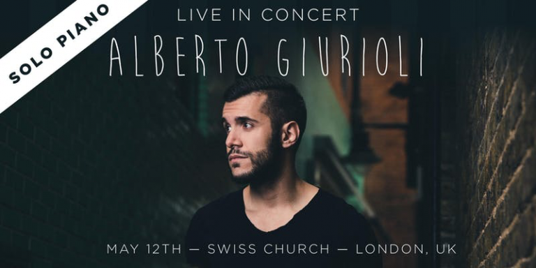 Alberto Giurioli Solo Piano Concert Sunday 12 May 7:30pm - Swiss Church ...